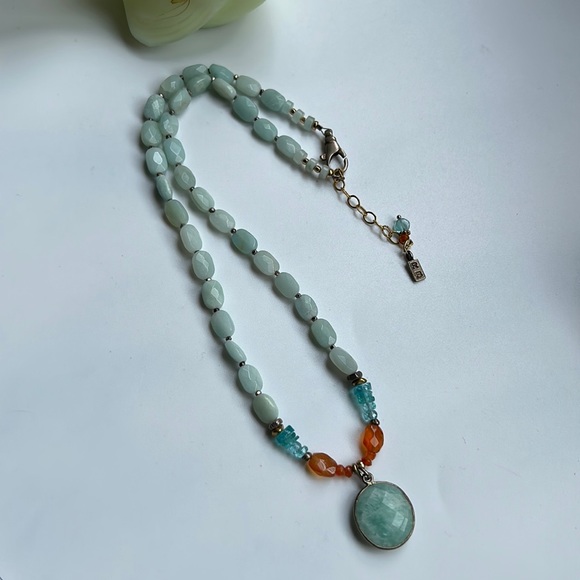 Jewelry | Sundance Fire And Water Amazonite Carnelian Apatite Natural ...